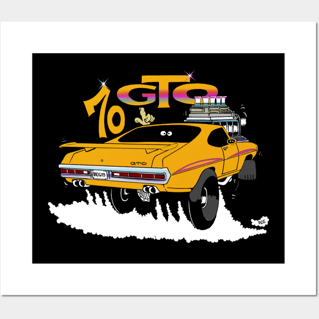 '70 GTO Judge by RDS - Pontiac Gto - Posters and Art Prints | TeePublic