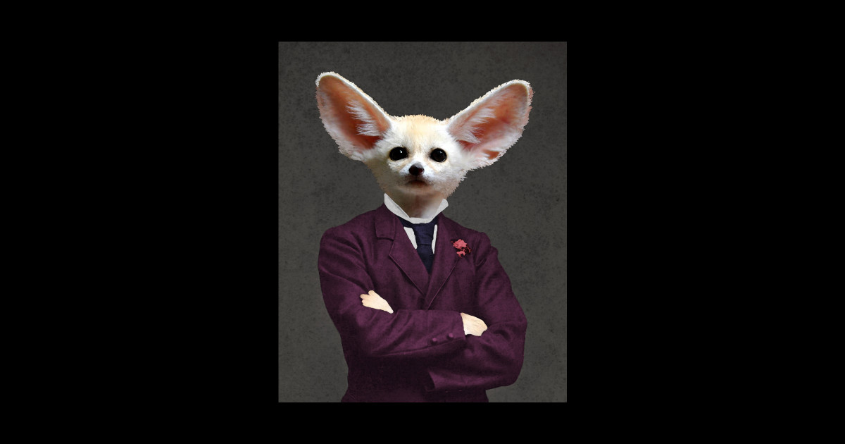 Fox Man - Surreal - Sticker | TeePublic