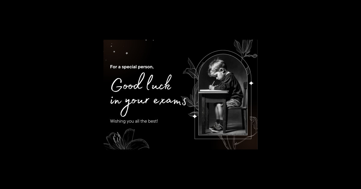 Good luck in your exams - Luck - Sticker | TeePublic