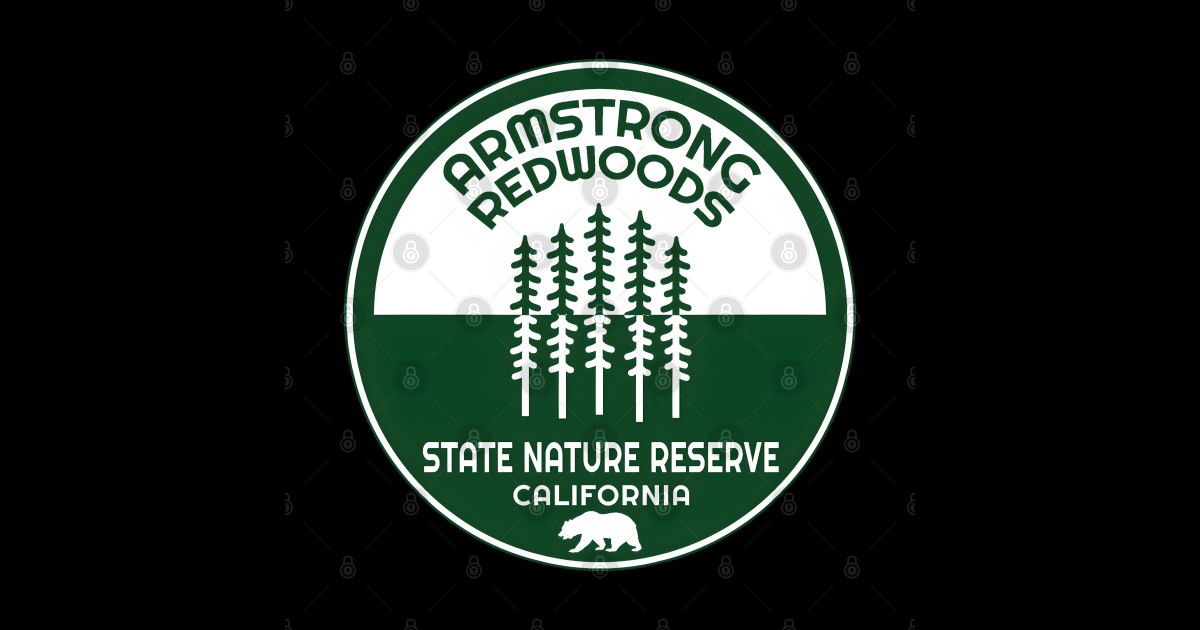 Armstrong Redwoods State Nature Reserve - Armstrong Redwoods - Sticker ...