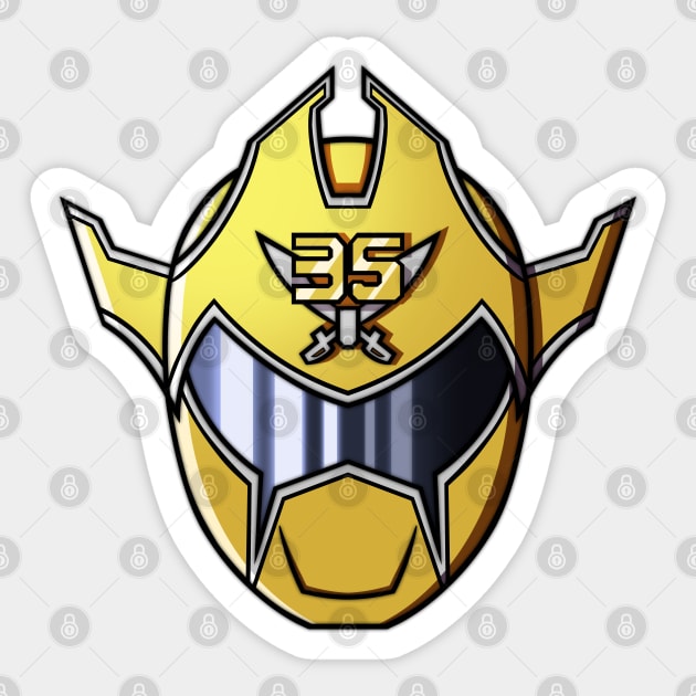 SENTAI HERO ZENKAIGER (TWOKAIZER) HELMET - Super Sentai - Sticker ...