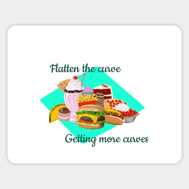 Flatten the curve, Getting more curves - Flatten The Curve - Sticker ...