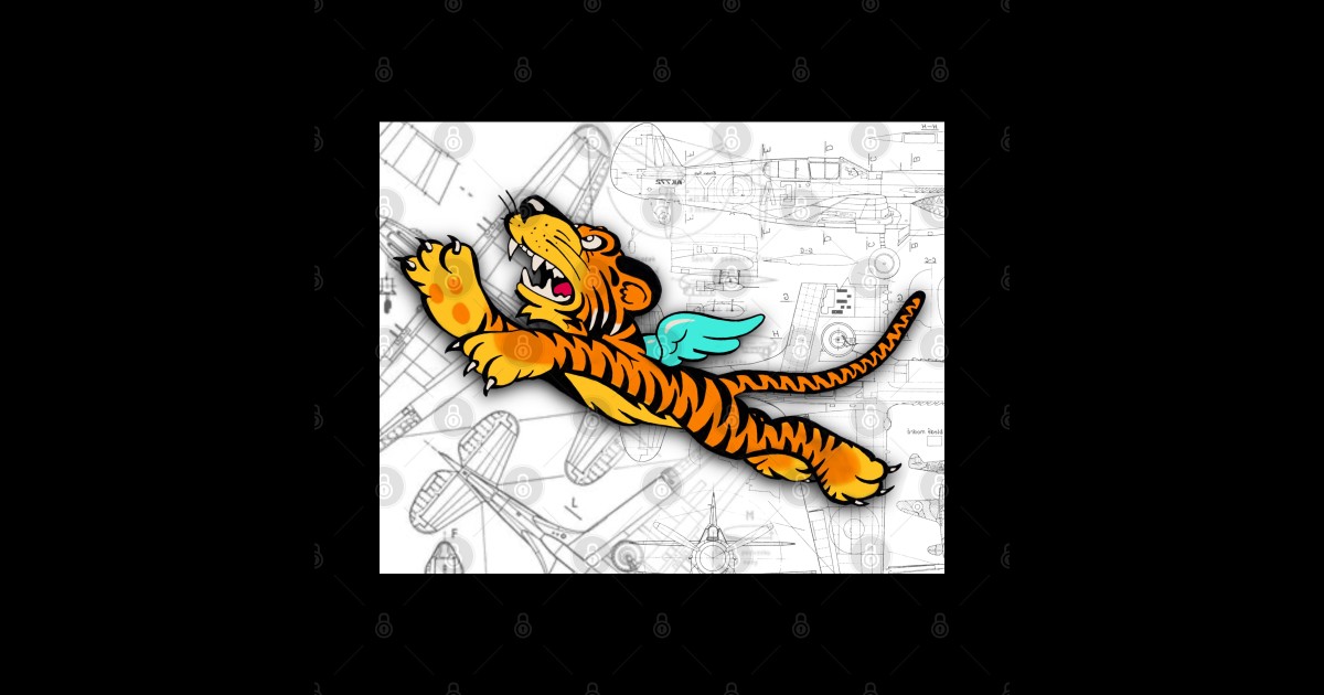 Flying Tigers Logo - Flying Tigers - Posters and Art Prints | TeePublic