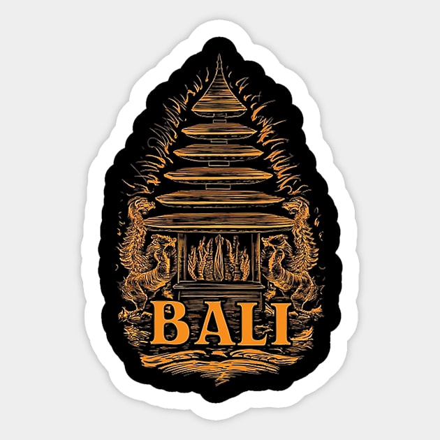 Bali Island Indonesia - Bali Island - Sticker | TeePublic