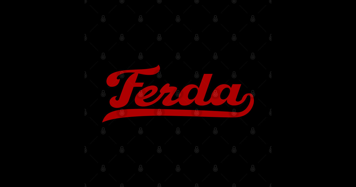 Letterkenny FERDA in red - Ferda Letterkenny - Sticker | TeePublic