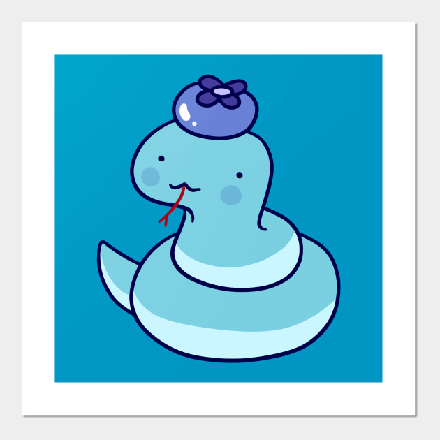 Blueberry Snake - Snake - Posters and Art Prints | TeePublic