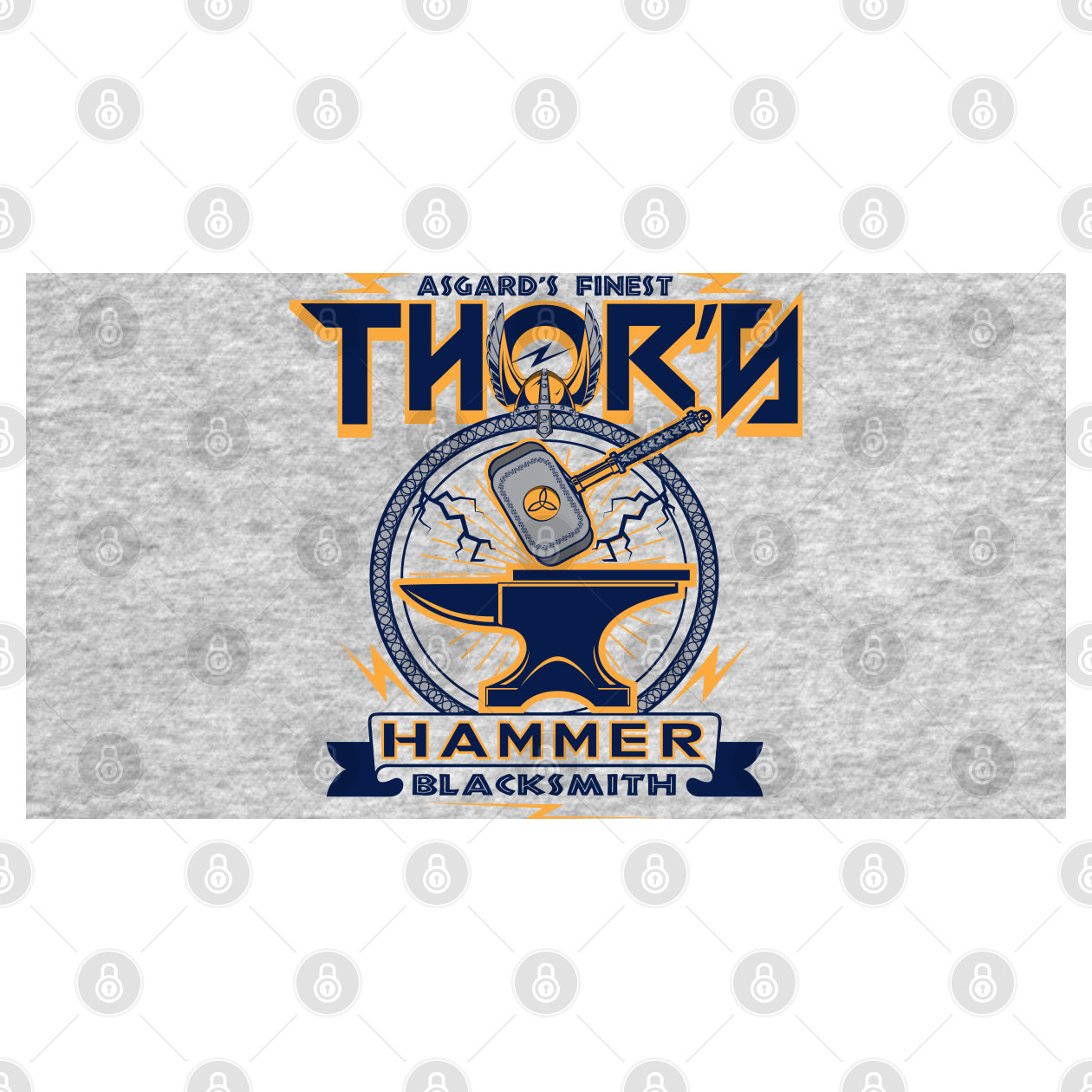 Thor's Blacksmith - Thors Hammer - T-Shirt | TeePublic