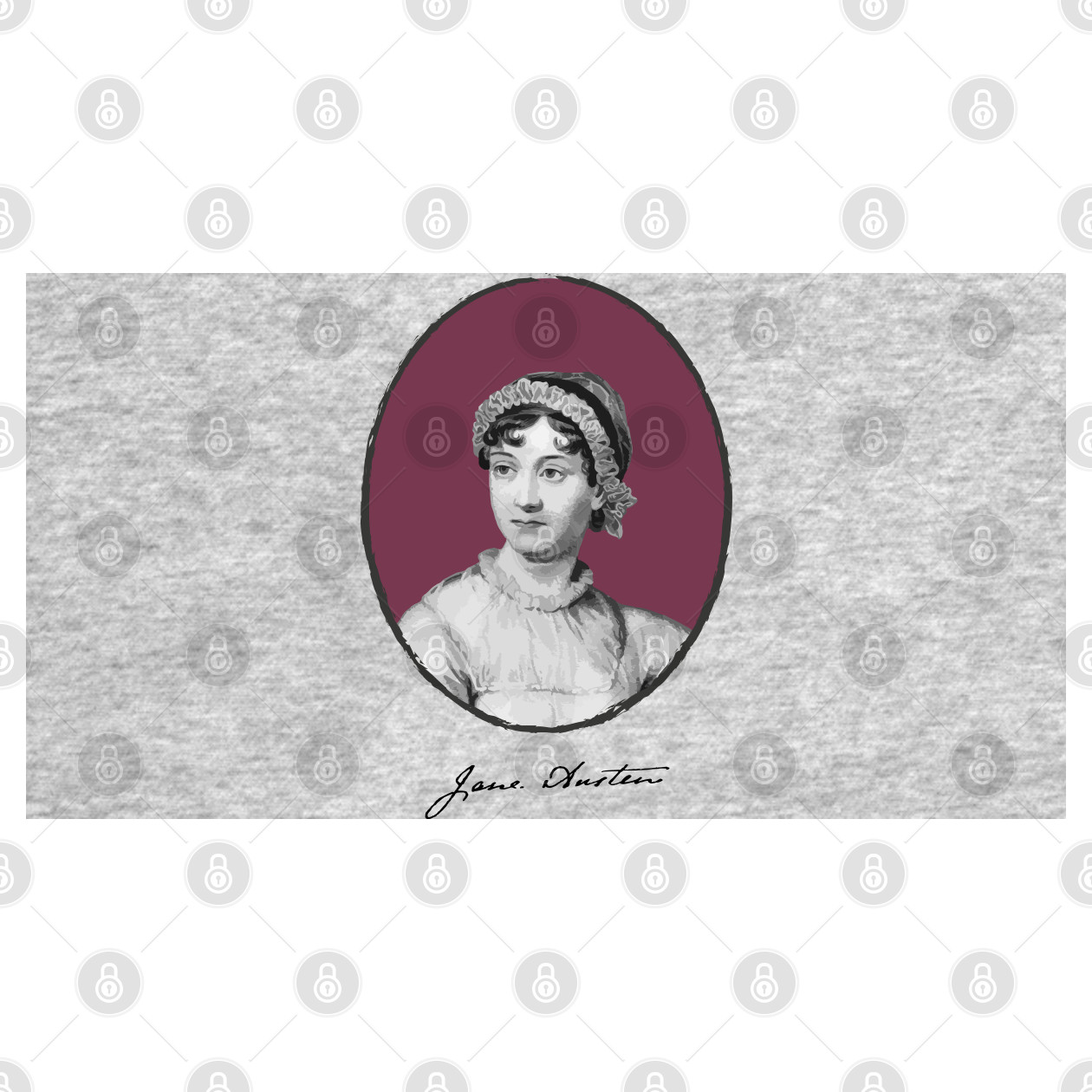 Authors - Jane Austen - Jane Austen - T-Shirt | TeePublic