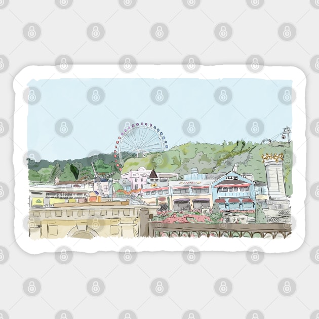 Everland Theme Park - Everland Korea - Sticker | TeePublic
