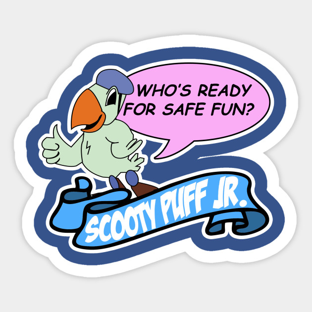 Scooty Puff Jr - Futurama - Sticker | TeePublic