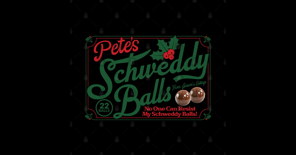 Pete's Schweddy Balls - No One Can Resist! - Schweddy Balls - Sticker ...