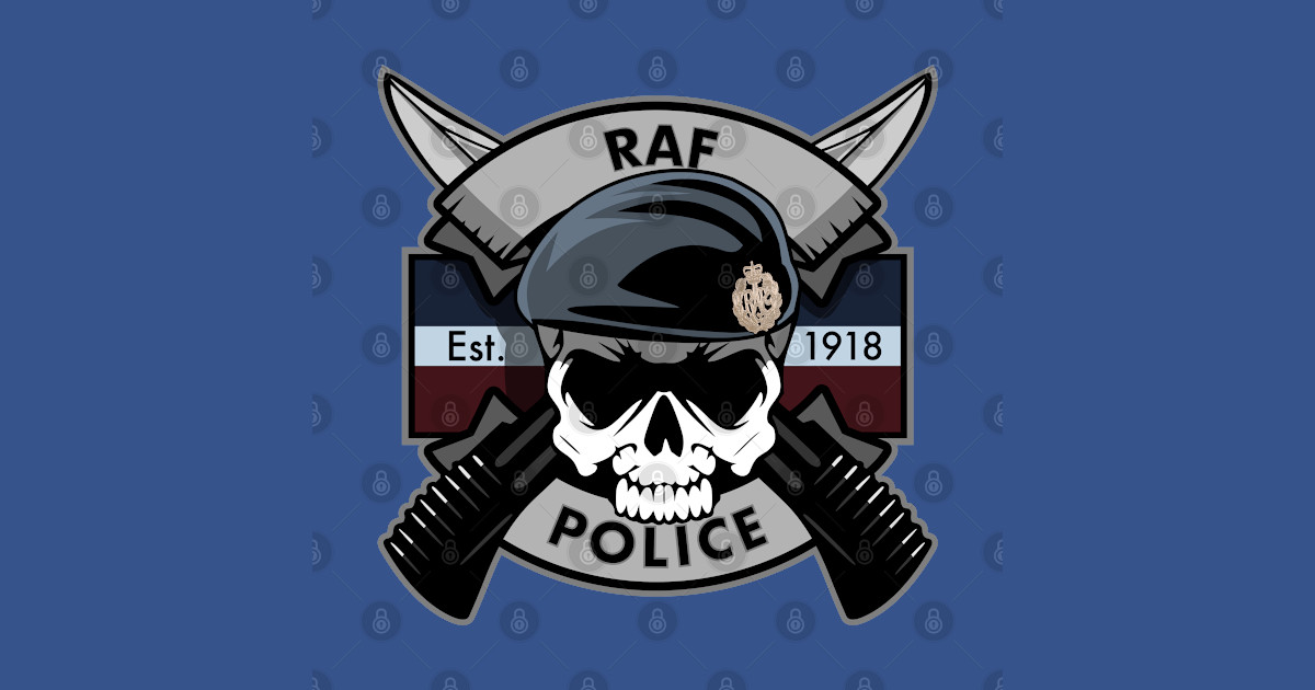 RAF Police (Front & Back Logo) - Royal Air Force Police - T-Shirt ...