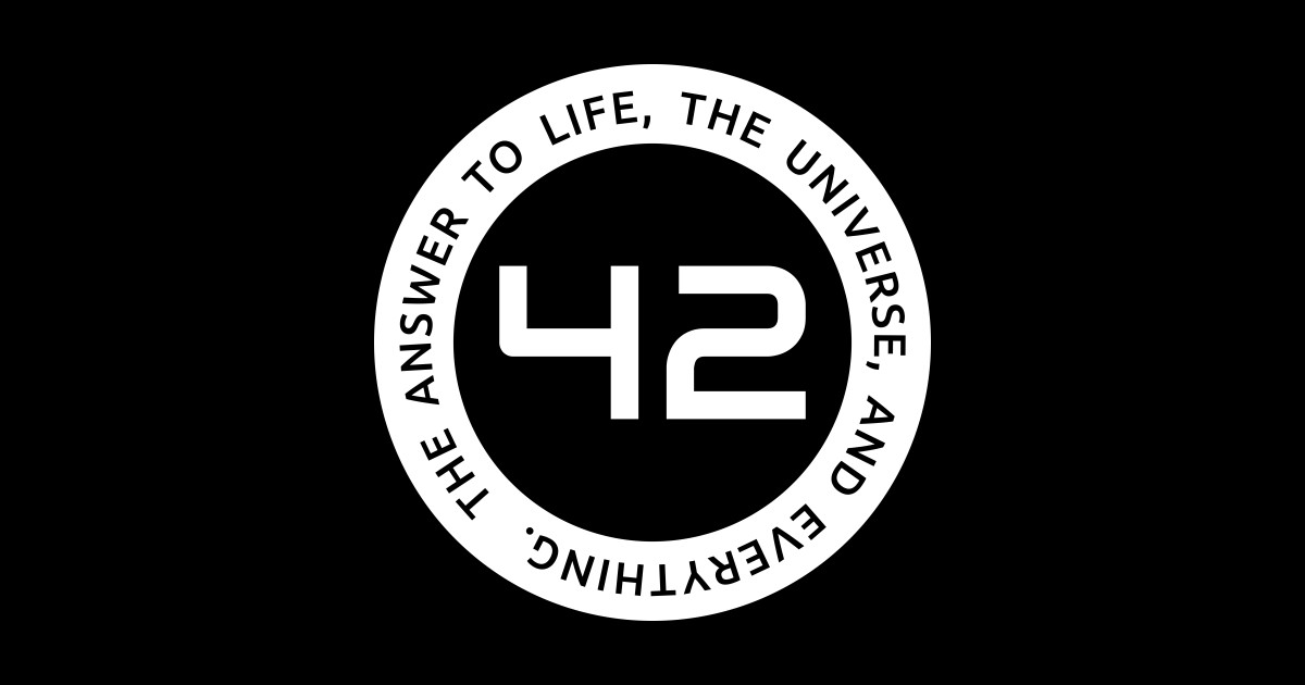 The Ultimate Answer - Ultimate Answer - Sticker | TeePublic