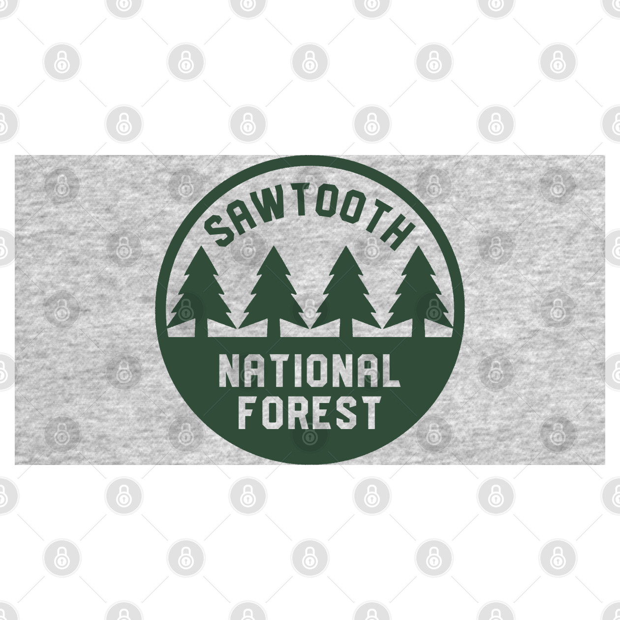 Sawtooth National Forest Logo #6 - Sawtooth National Forest - T-Shirt ...