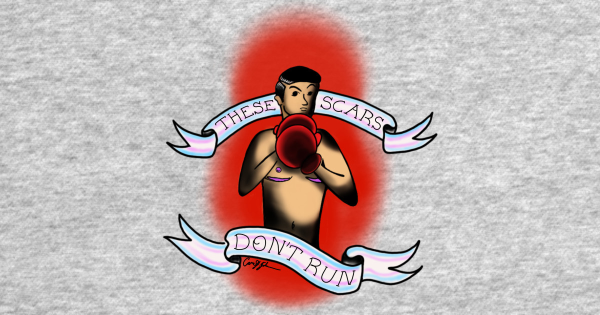 Trans Scars - Trans - T-Shirt | TeePublic