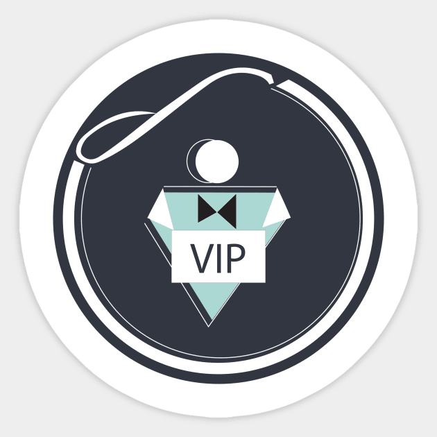 Vip pictogram - Vip - Sticker | TeePublic
