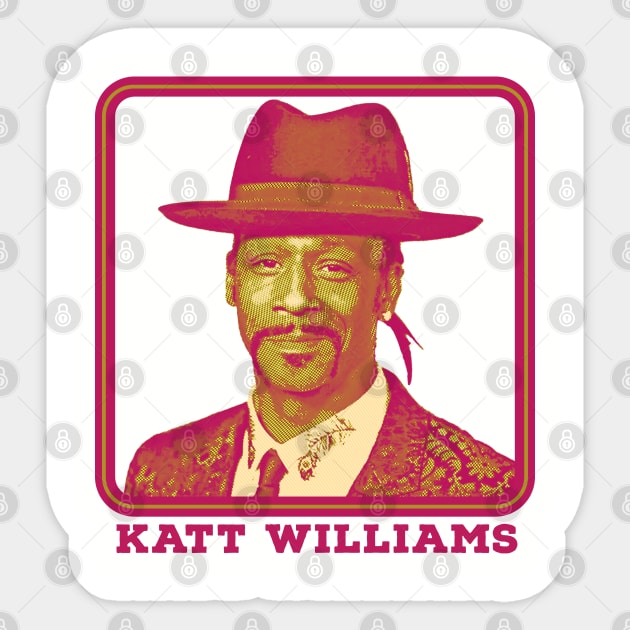 Katt williams - retro vintage - Katt Williams - Sticker | TeePublic