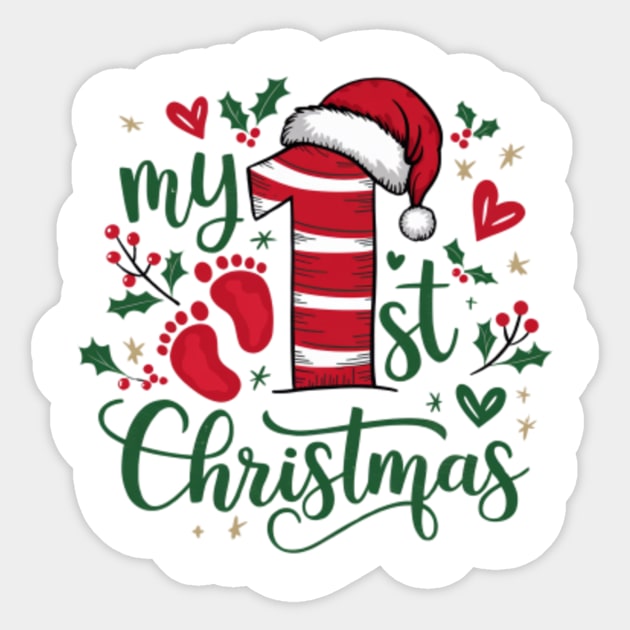 My 1st Christmas – Adorable Keepsake Design for Baby's First Holiday ...