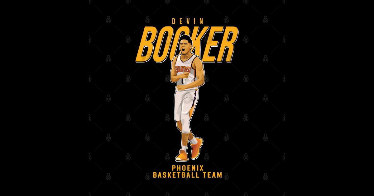 Devin Booker #1 Phoenix Basketball Team - Devin Booker - Posters and ...