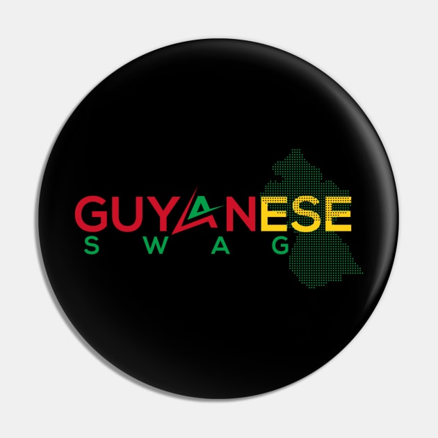 Official Guyanese Swag Logo - Guyana - Pin | TeePublic