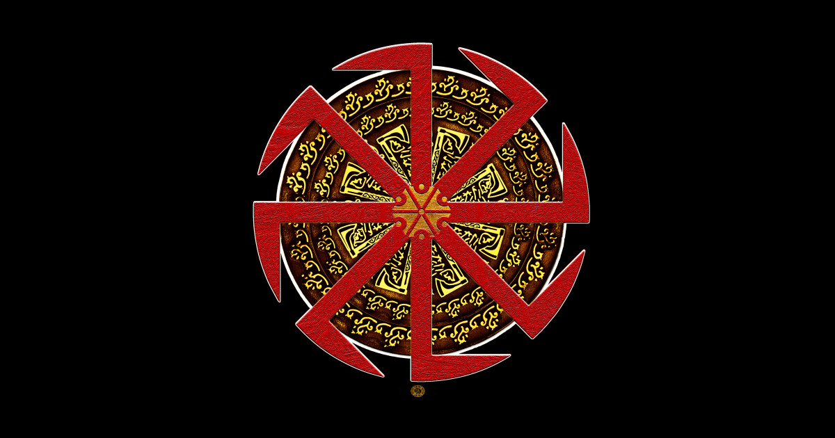 Kolovrat - Kolovrat Srbija Ancient Slavic Perun - Sticker | TeePublic