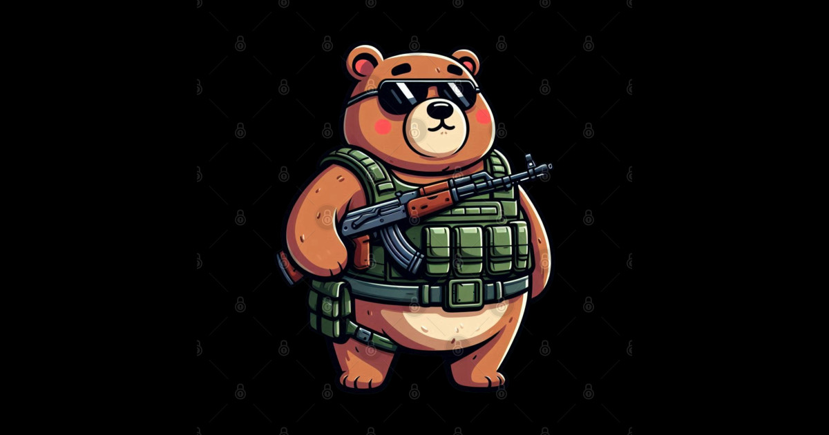 Tactical Bears - Tactical - Sticker | TeePublic