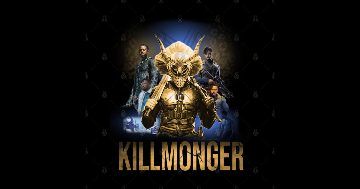 killmonger black panther - Killmonger Black Panther - Sticker | TeePublic