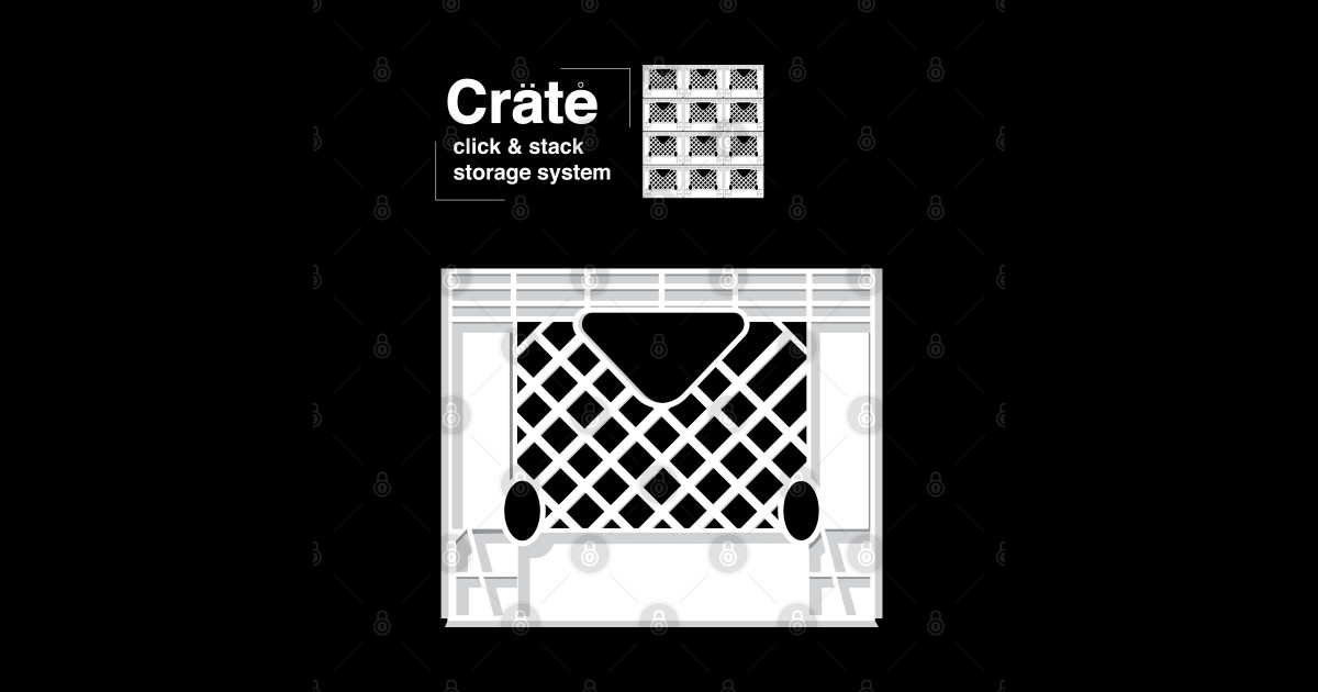 Crate System - Vinyl Record - Sticker | TeePublic