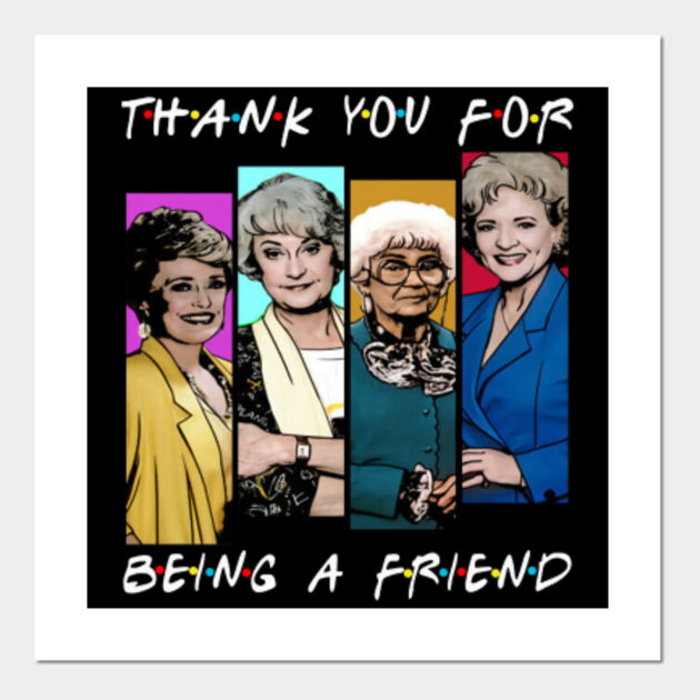 The Golden Girls Thank You for Being A Golden Friend Gift - Golden ...