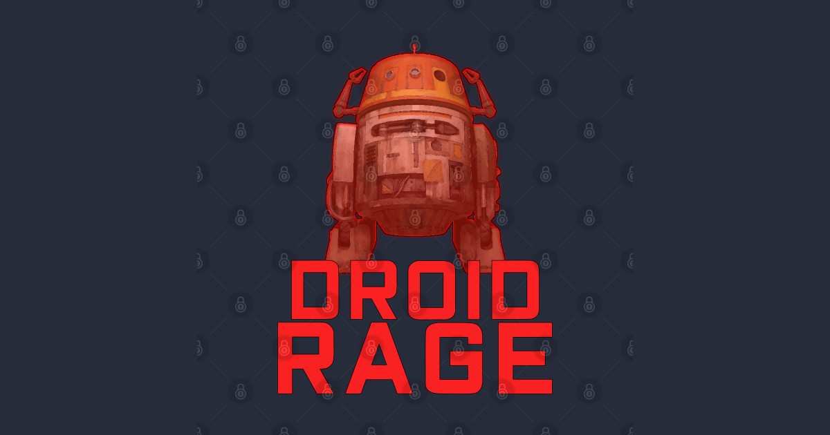 Droid rage! - Star Wars - T-Shirt | TeePublic