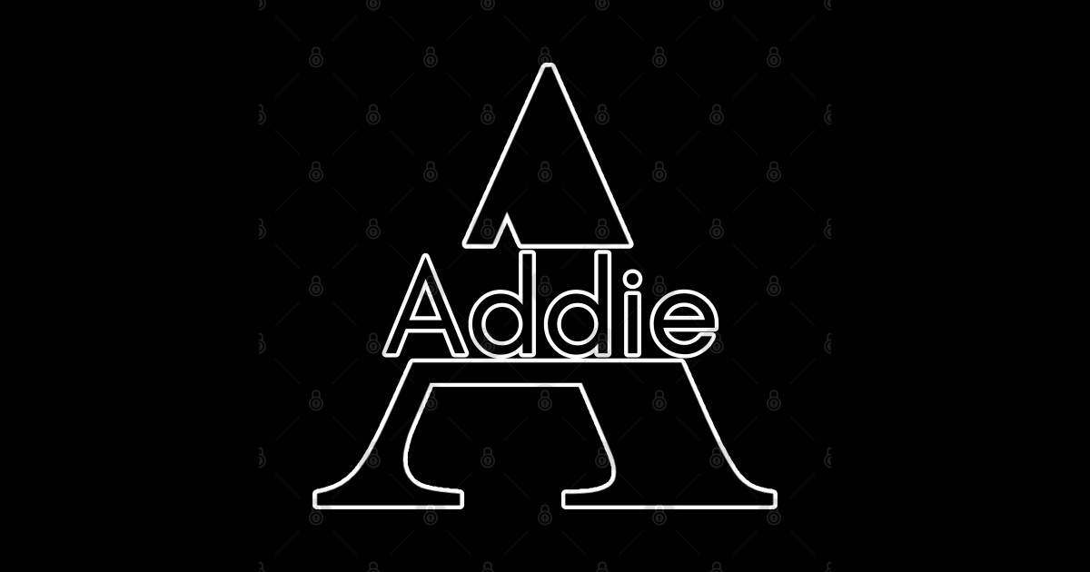 Initial A Monogram Addie Name Label - Initial A Monogram Addie Name ...