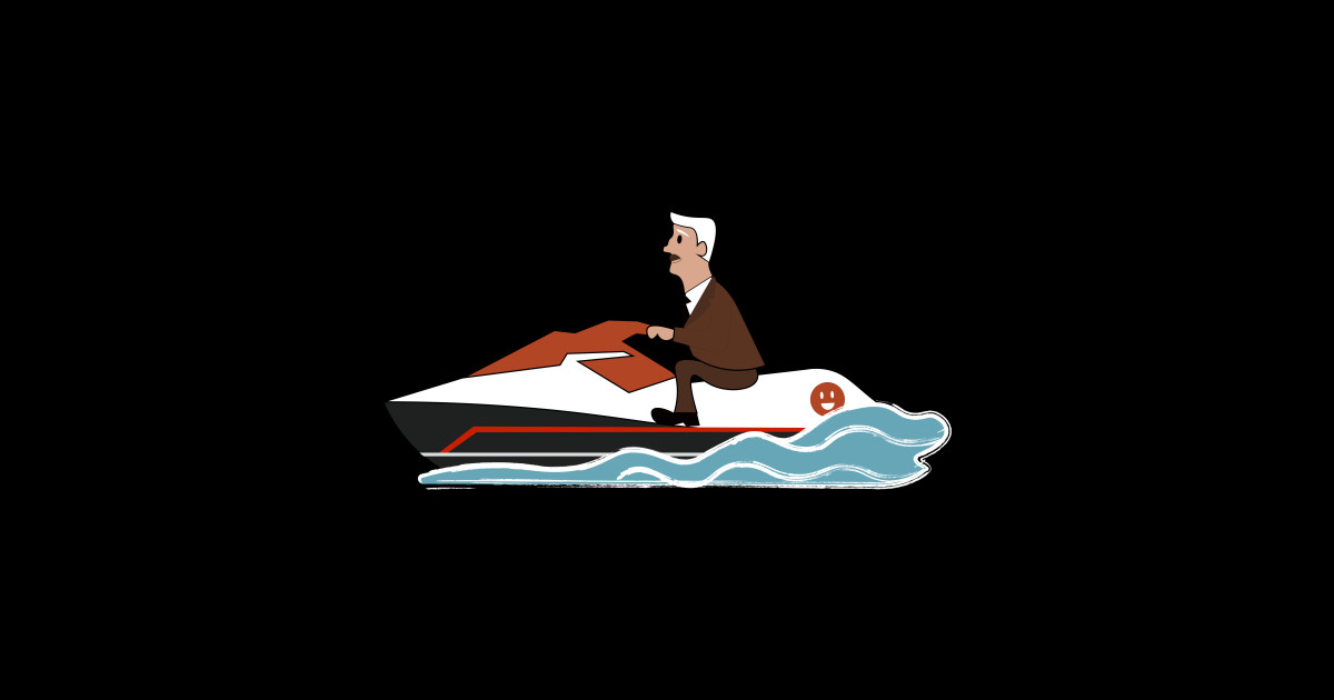 Jetski Variant Timeline - Retro - Posters and Art Prints | TeePublic