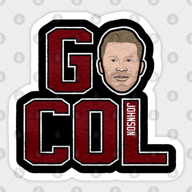 erik johnson go col - Hockey Player - Sticker | TeePublic