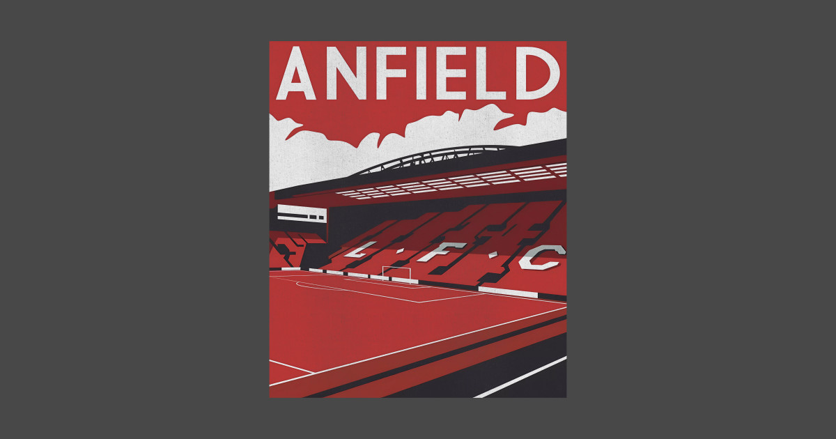 Vintage Anfield - Liverpool Fc - T-Shirt | TeePublic