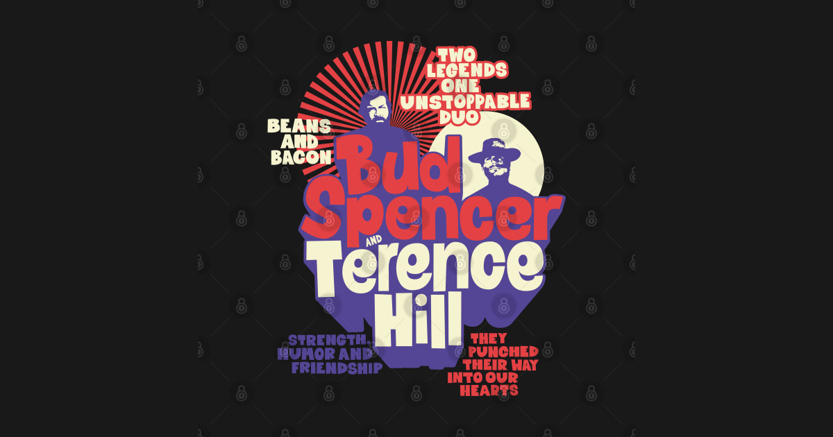 Bud Spencer and Terence Hill Illustration - A Tribute to the Dynamic ...