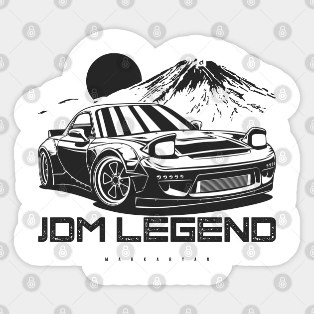 Wide body RX7 - Mazda - Sticker | TeePublic