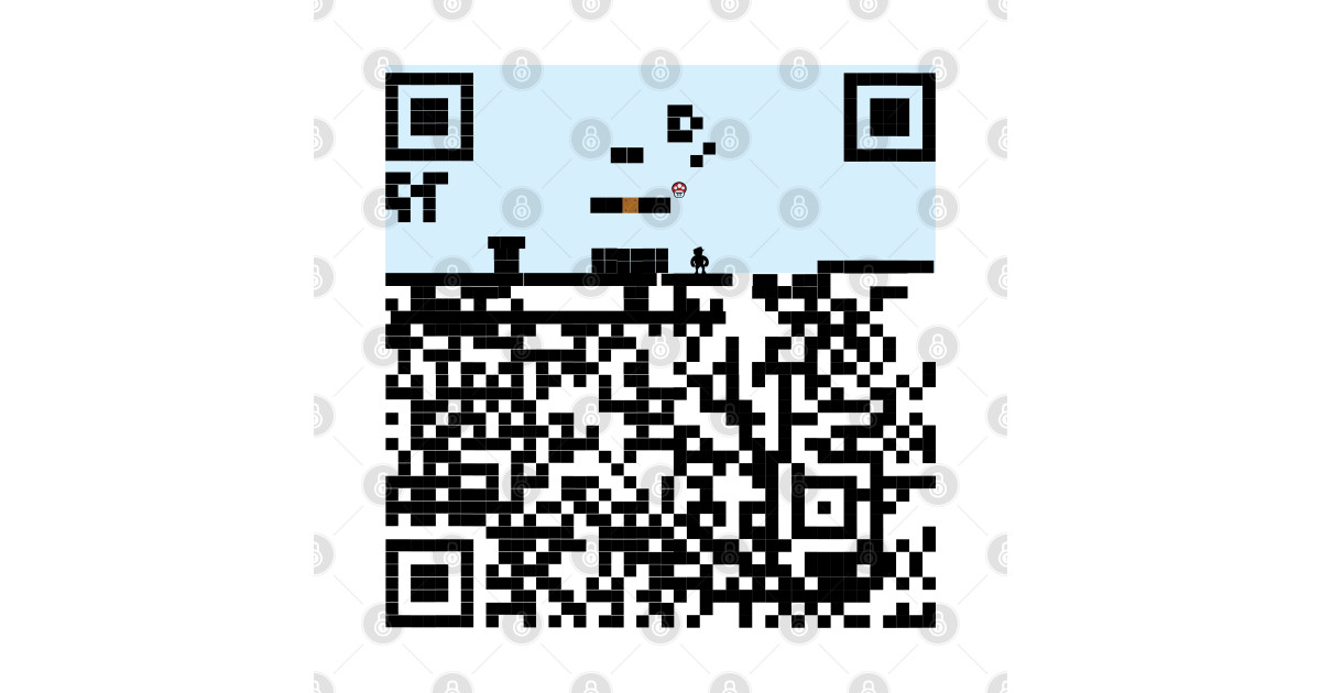 Super QR Code Bros - Game - T-Shirt | TeePublic