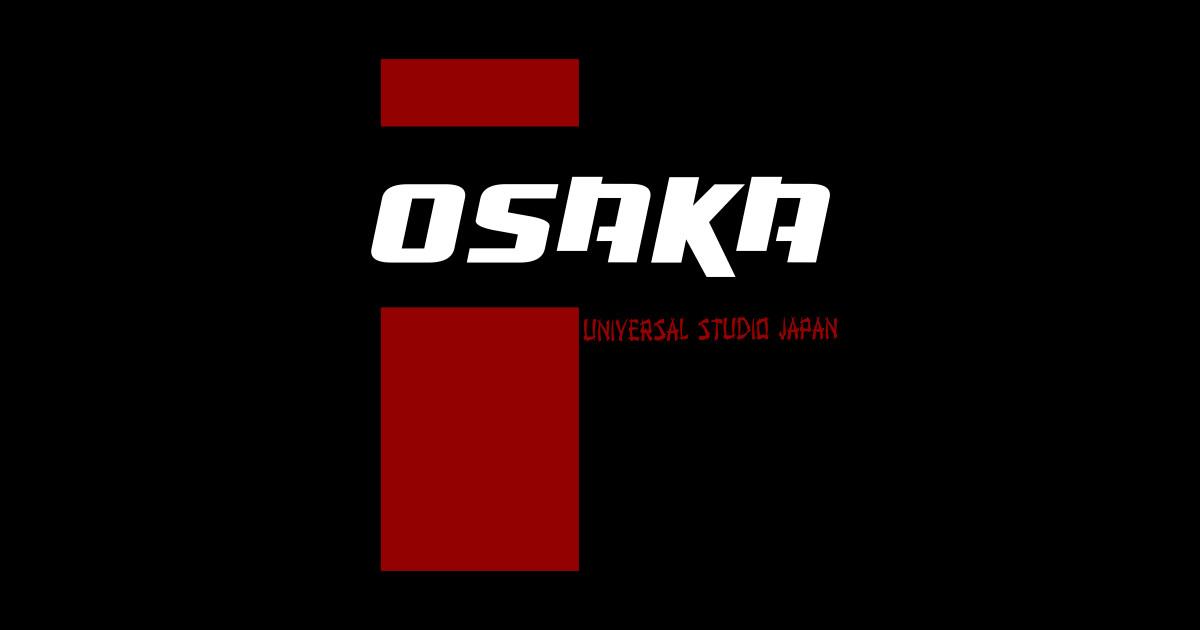 USJ osaka - Japanese - Sticker | TeePublic