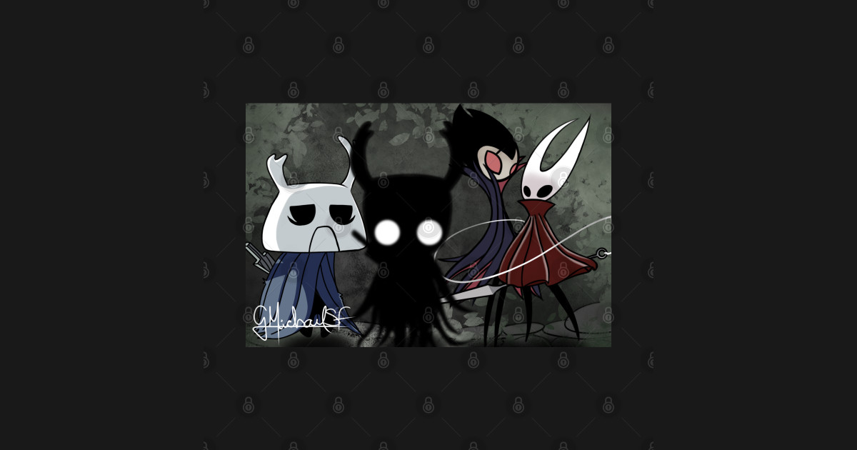 Hollow Knight, Hornet, Grimm, Zote (Fan Art) - Hollow Knight Game - T ...