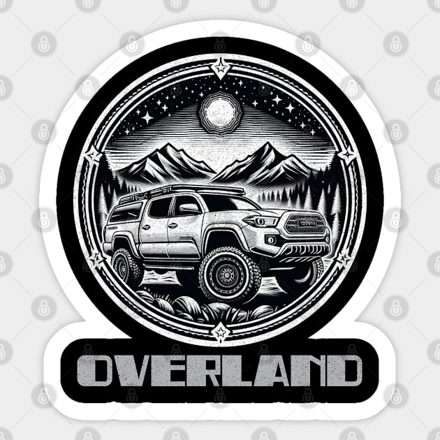 Overlanding Tacoma TRD - Overlanding - Sticker | TeePublic