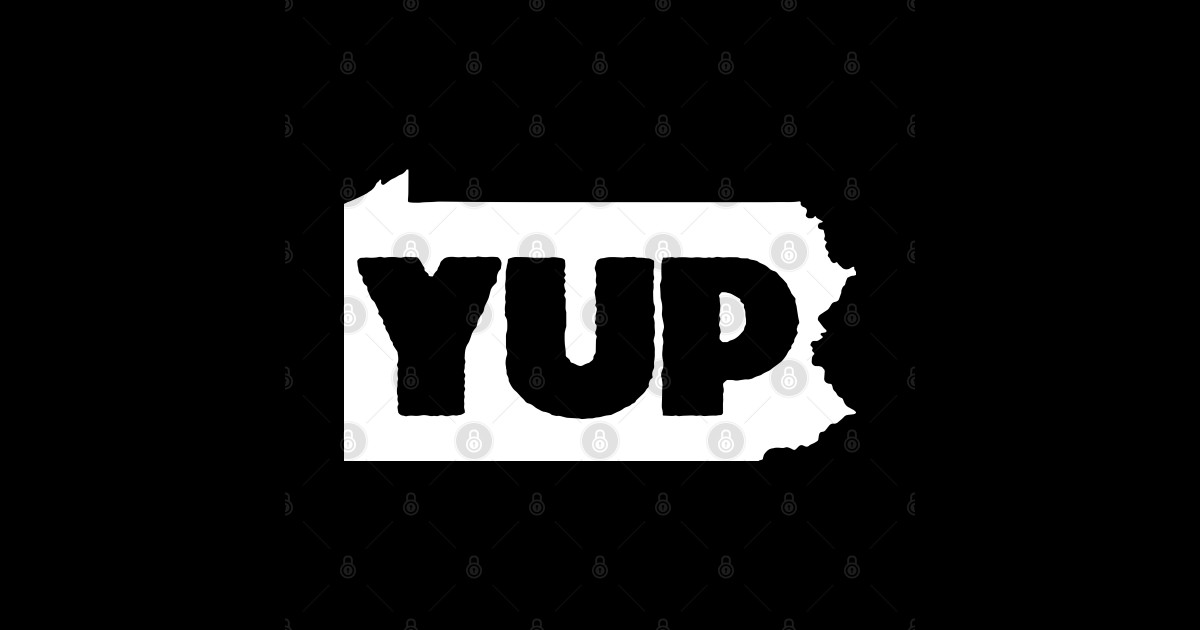 YUP - Pennsylvania Talk - Sticker | TeePublic