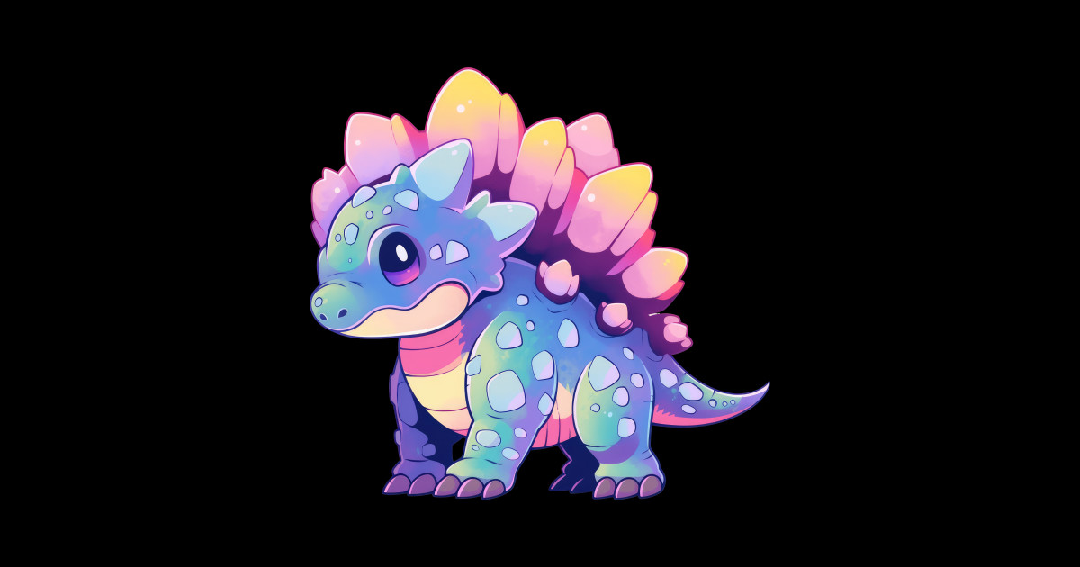Cute Ankylosaurus Chibi Style - Dinosaur - Posters and Art Prints | TeePublic