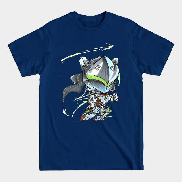 Genji overwatch chibi - Genji - T-Shirt sold by Olivier Bonhomme | SKU ...