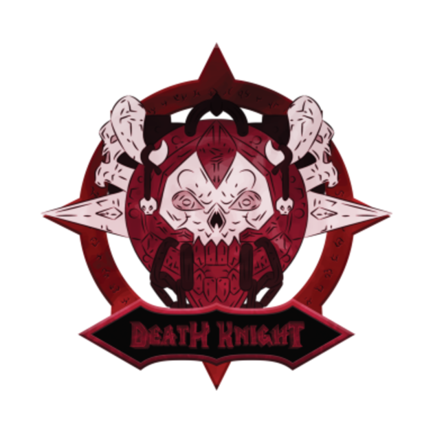 Death Knight Class - Crest - World Of Warcraft - T-Shirt | TeePublic