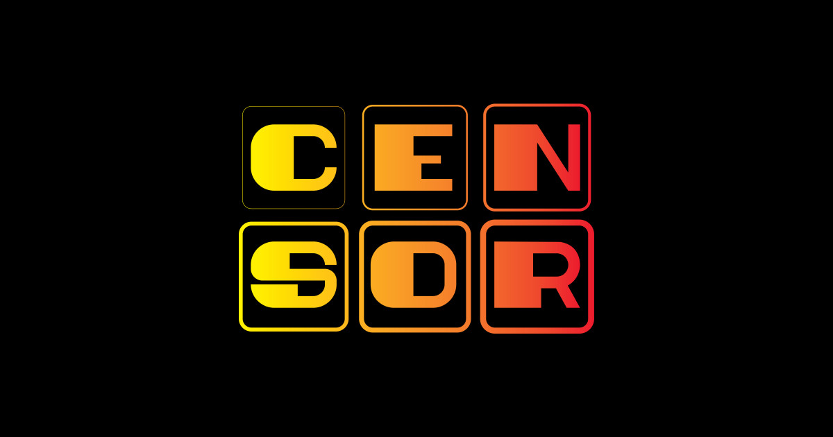Censor - Censor - Sticker | TeePublic