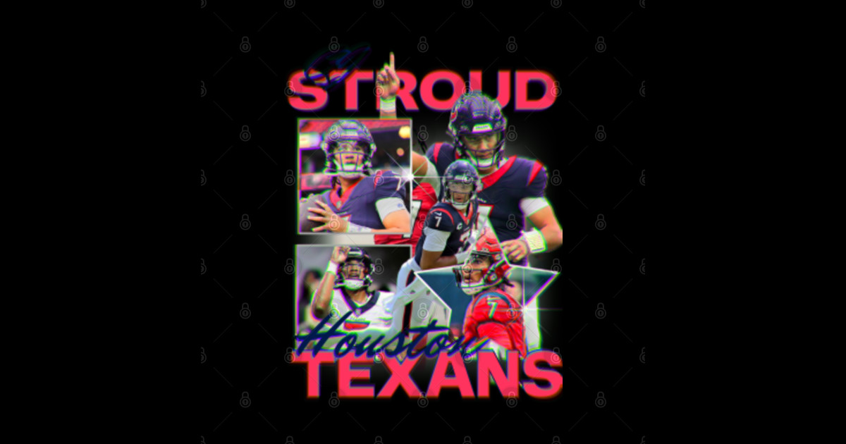 CJ Stroud vintage bootleg - Cj Stroud - Sticker | TeePublic