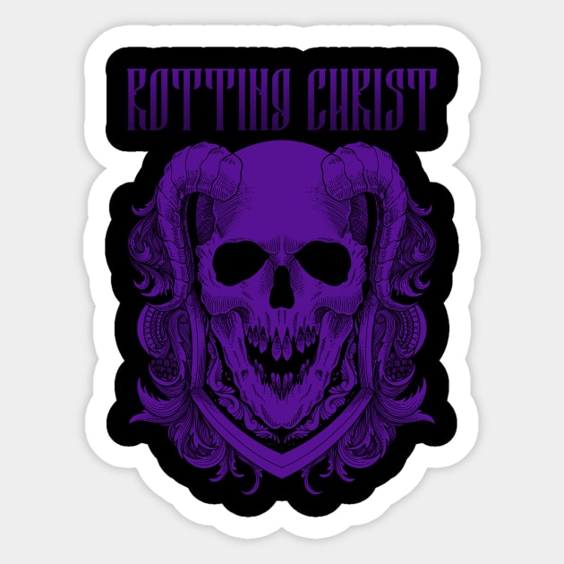 ROTTING CHRIST BAND - Rotting Christ Band - Sticker | TeePublic