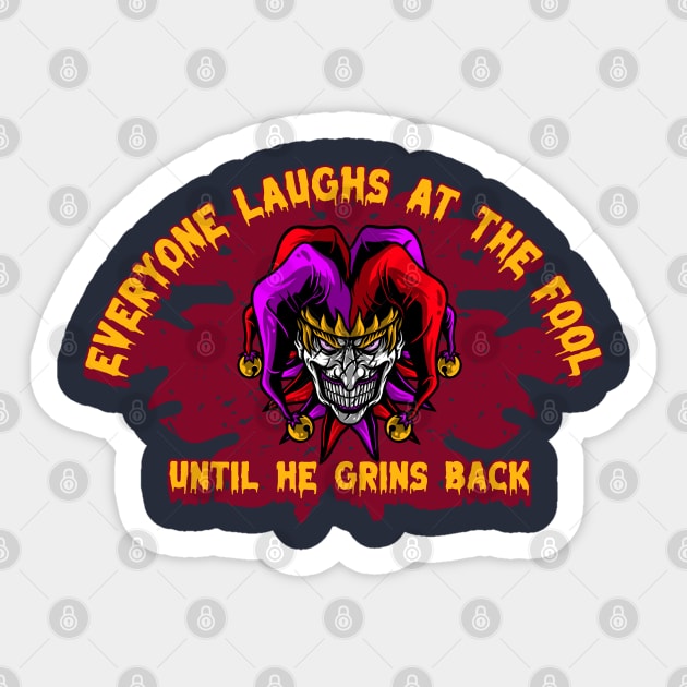 The Fool Graphic - Halloween - Sticker | TeePublic