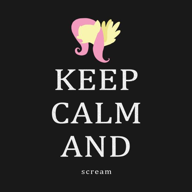 My Little Pony - Keep Calm and - Fluttershy - Cartoon - T-Shirt | TeePublic