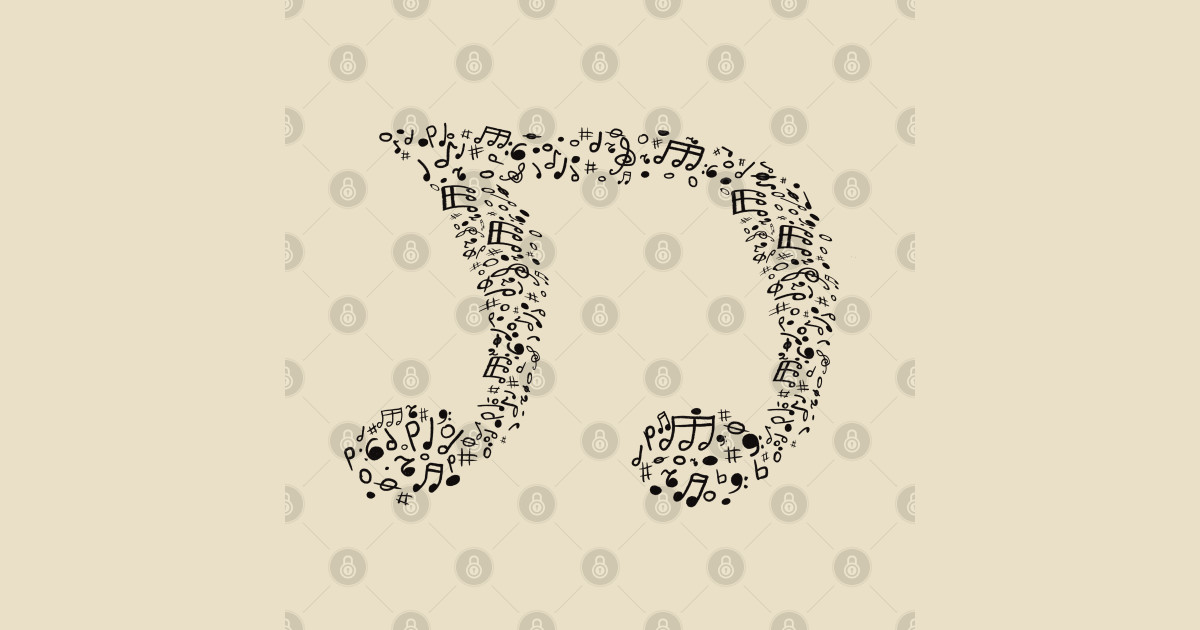 Music note - Note Shape - T-Shirt | TeePublic